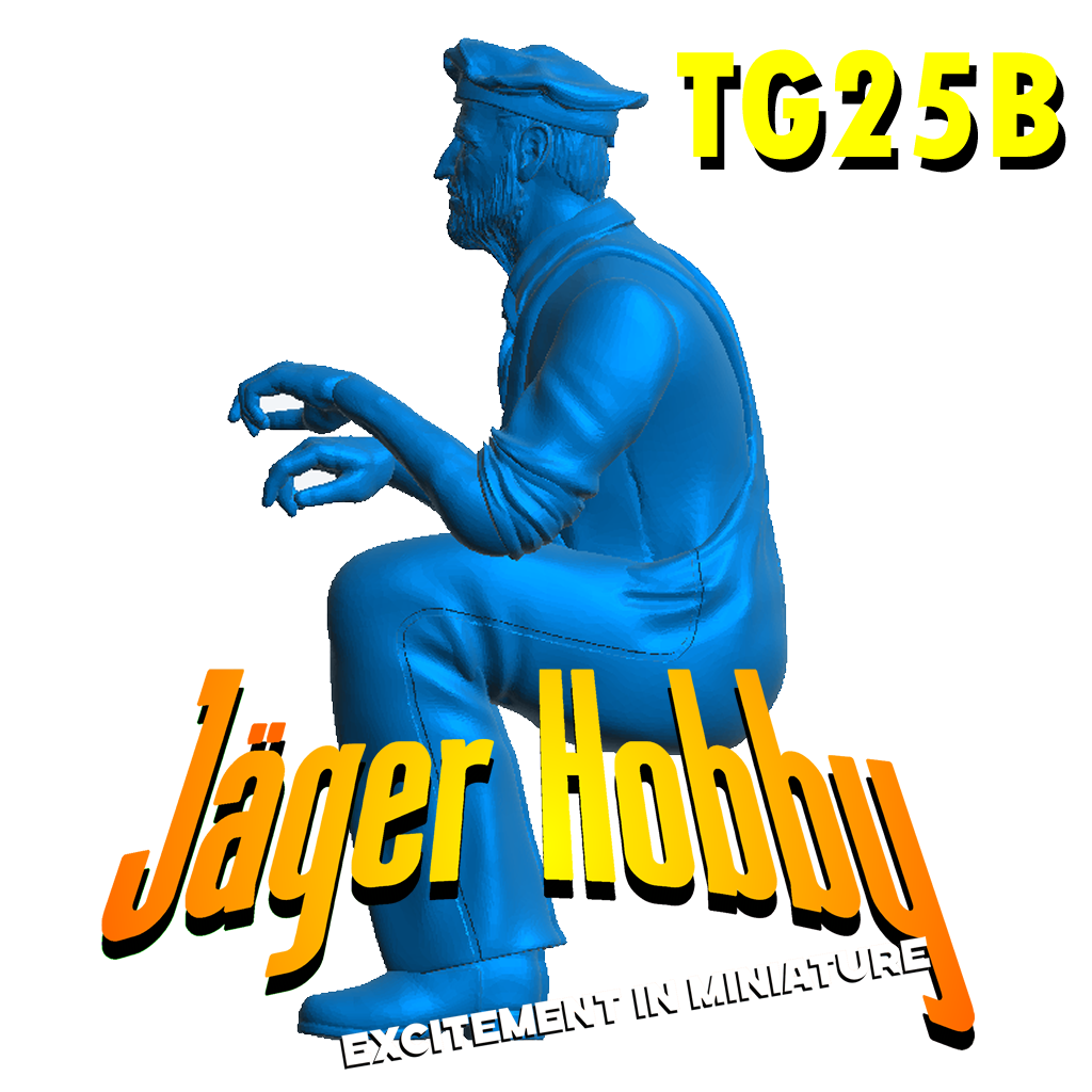 TG25B Tamiya 114 Truck Driver Crew Figure: A Perfect Accessory for Your ...