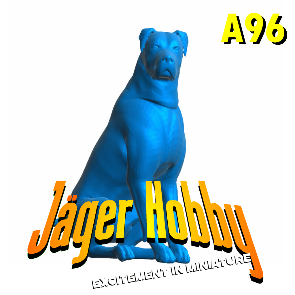 A96 – Regal Rottweiler | Scale Model Dog Figure | Multi-Scale Availabl ...