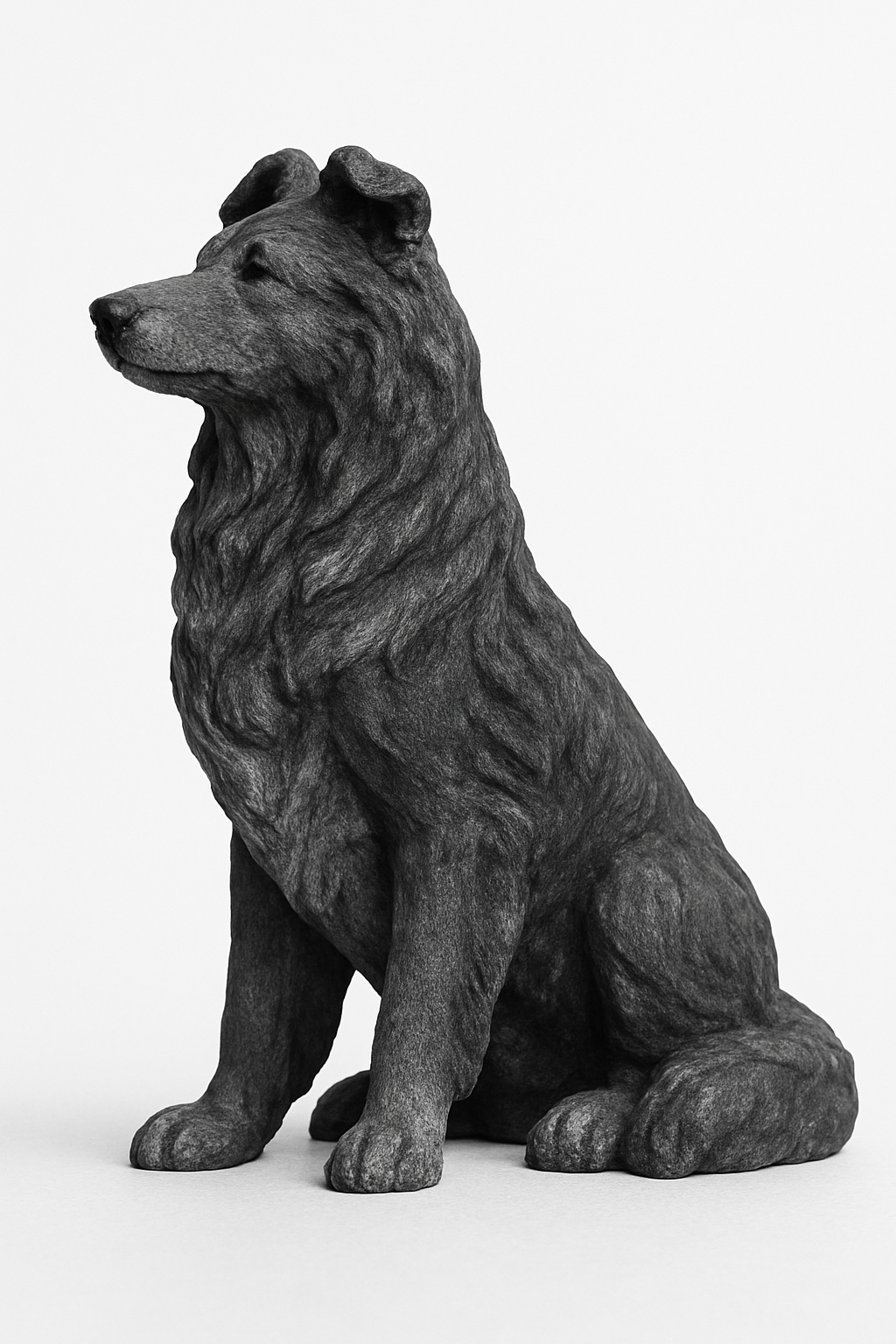 A4 Scale Model Border Collie Sheepdog Figure Unpainted – Jager Hobby