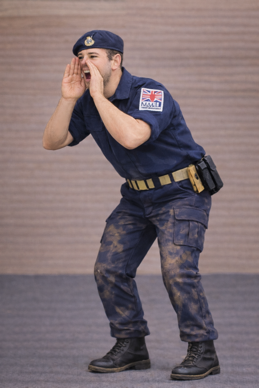 N40 Male Royal Navy Crew Figure – Shouting / Deck Command – Unpainted ...