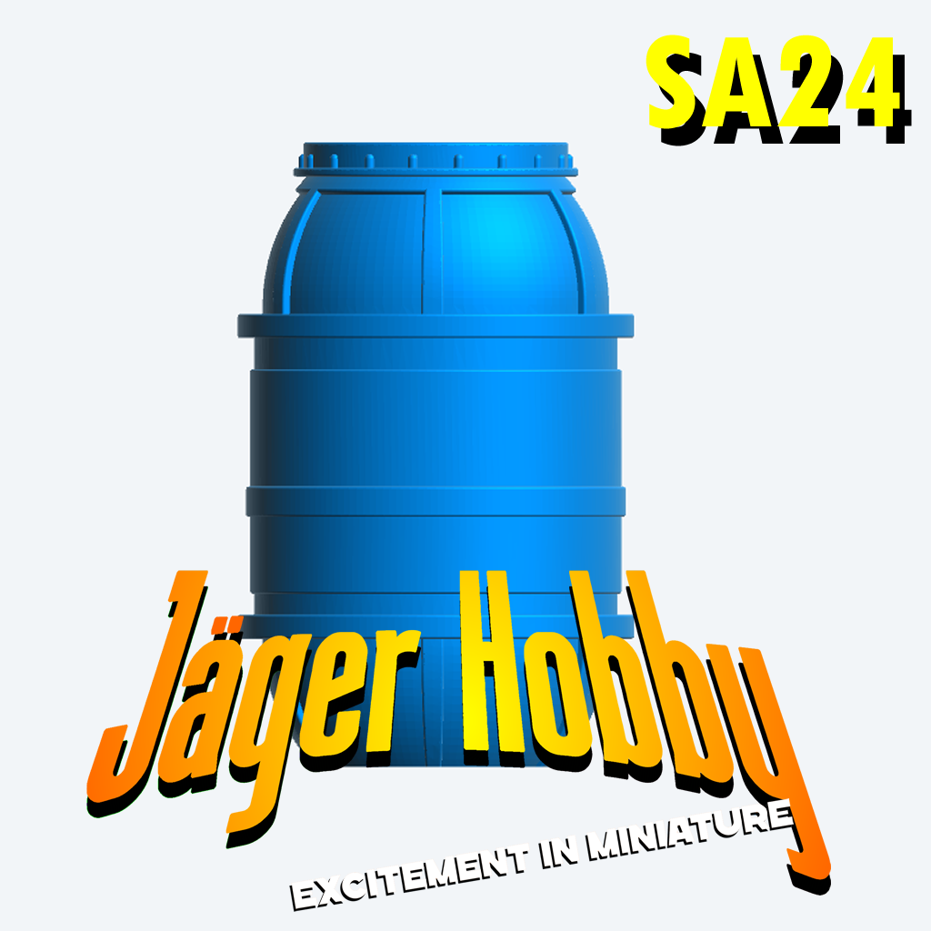 SA24 – Large Heavy-Duty Reinforced Plastic Barrel – Jager Hobby