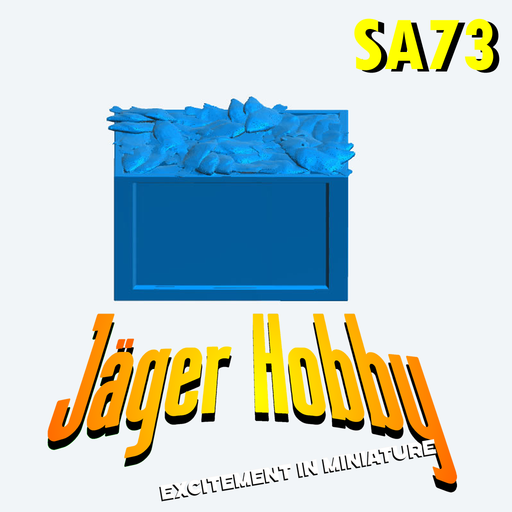 SA73 – Scale Model Detail: Large Deck box of Fish – Jager Hobby