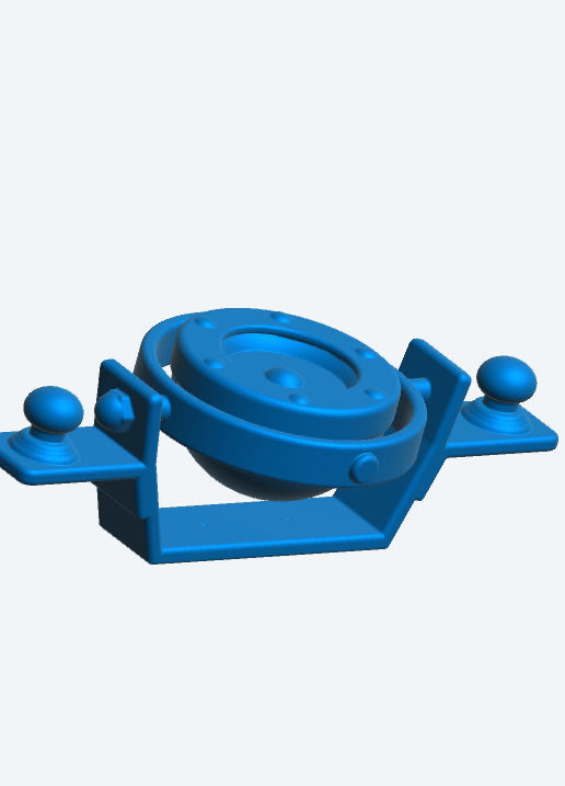 SA85 – Ship’s Brass Gimbal Surface Mount Compass Unpainted Scale Model ...