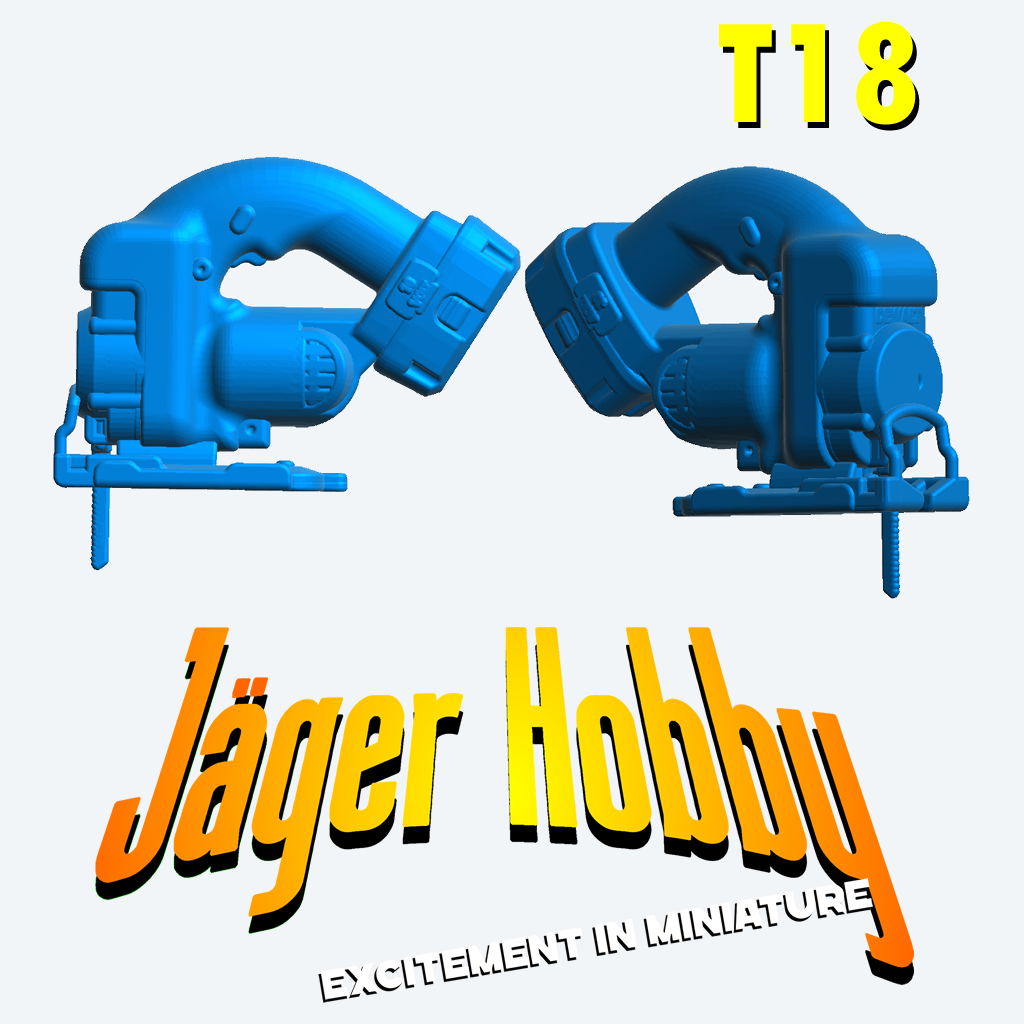 T18 –1/18 Cordless Jigsaw Multi Scale Model Power Tool Accessory ...