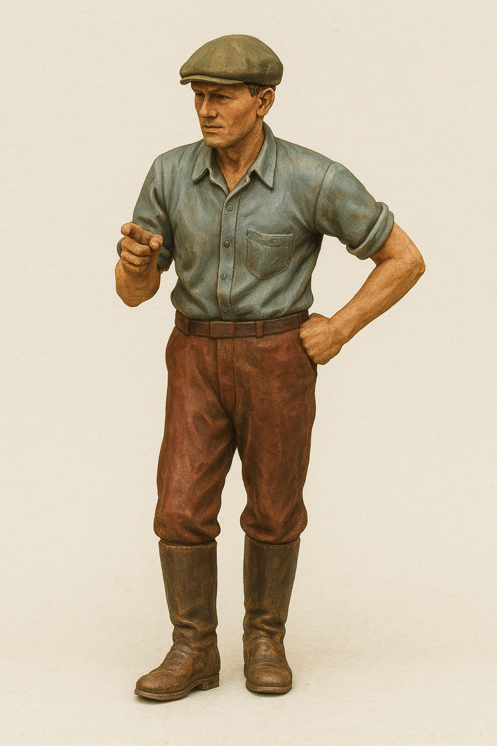 TG15C — Classic 1940s Tugboat Crewman – Jager Hobby