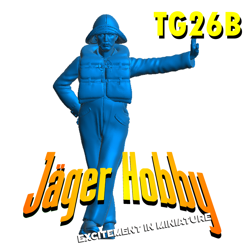 TG26B - RAF Air-Sea Rescue Launch Whaleback Crash tender Crew Figure 1 ...