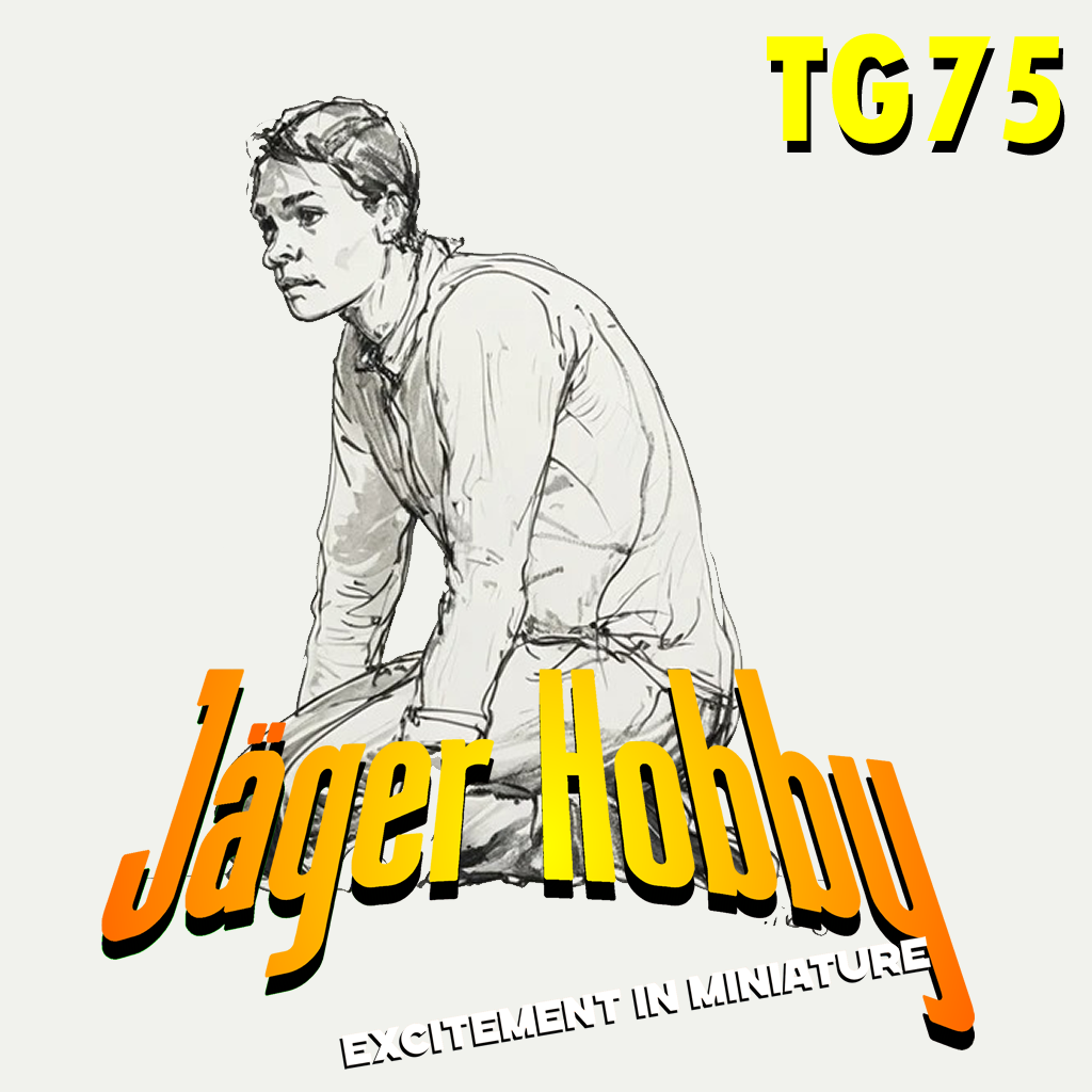TG75 1/72 Scale Deck Crew Figure – Kneeling, Hands on Deck – Jager Hobby